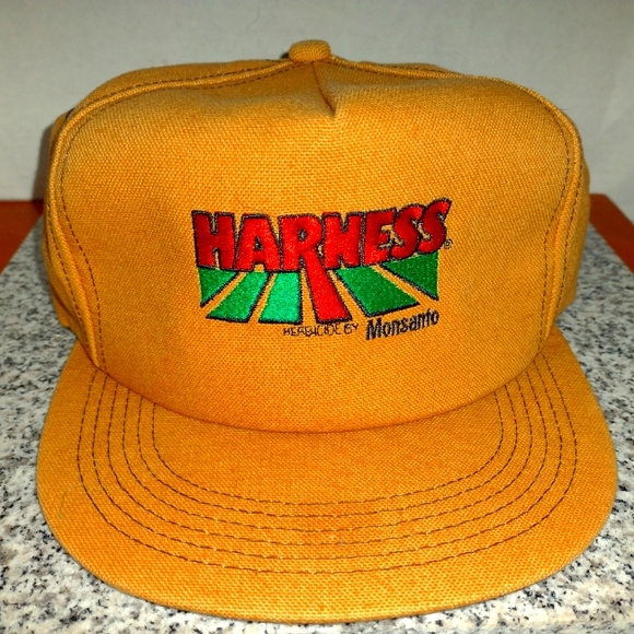 Harness | Accessories | Harness By Monsanto Farmer Trucker Hat Tan Vntg ...